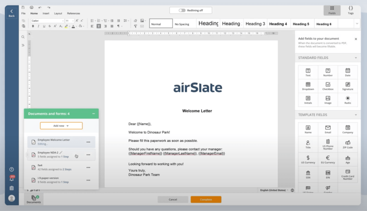 Cómo generar documentos en airSlate para Salesforce – EGA Futura